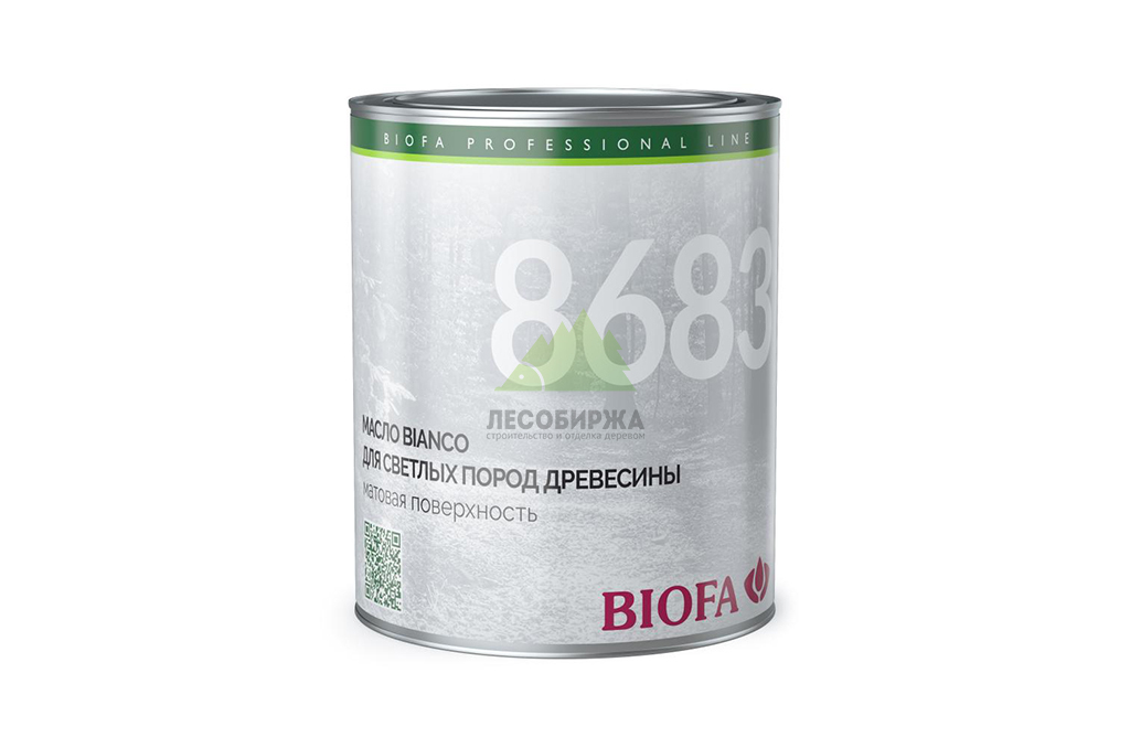 Масло для светлых пород древесины BIOFA 8683 в Санкт-Петербурге - ЛесоБиржа СПб
